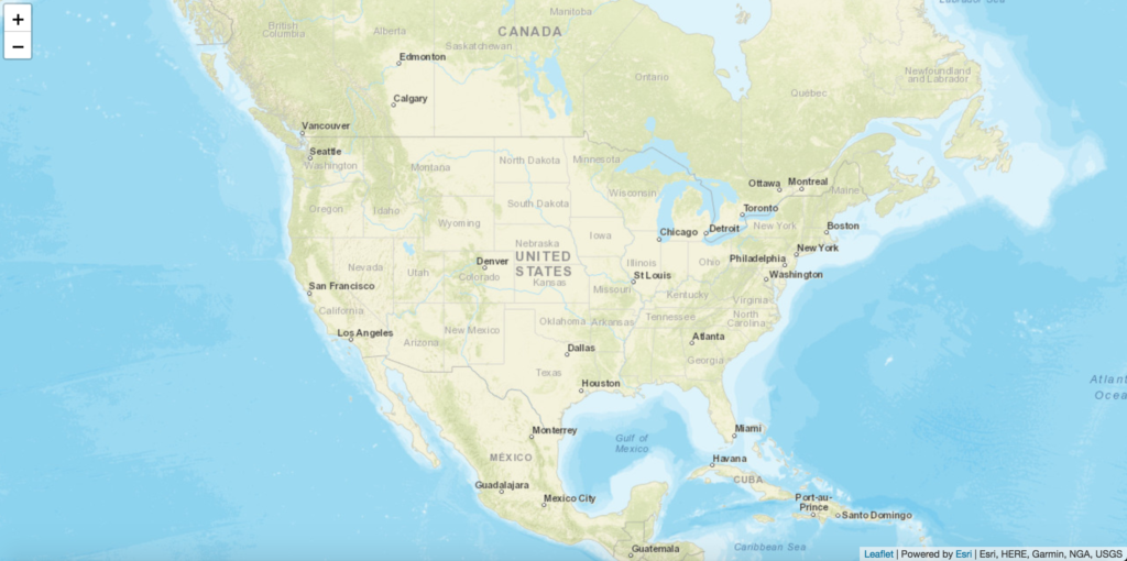 Add different base map layers using leaflet js