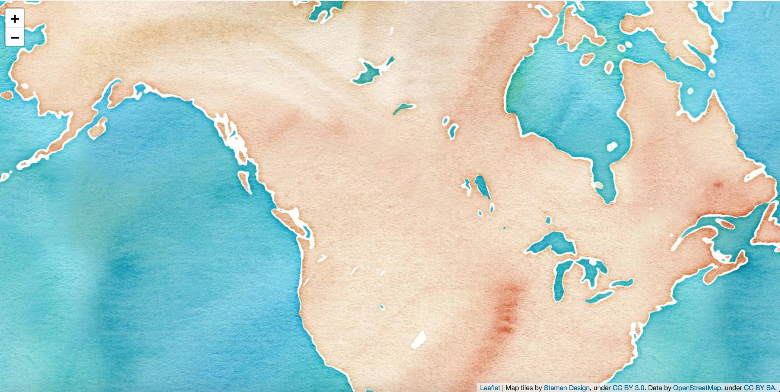stamen design map using leaflet js - GIS MAP INFO