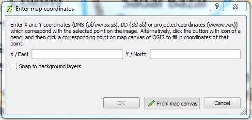 Georeference a map with the help of another georeferenced map