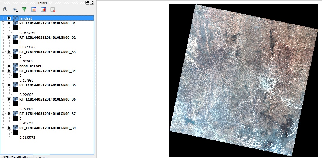 Image Classification In Qgis Supervised And Unsupervised Classification