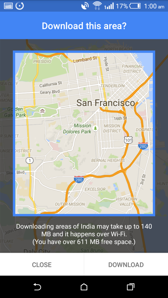 Download Save Offline Google Map on app - Android and iOS