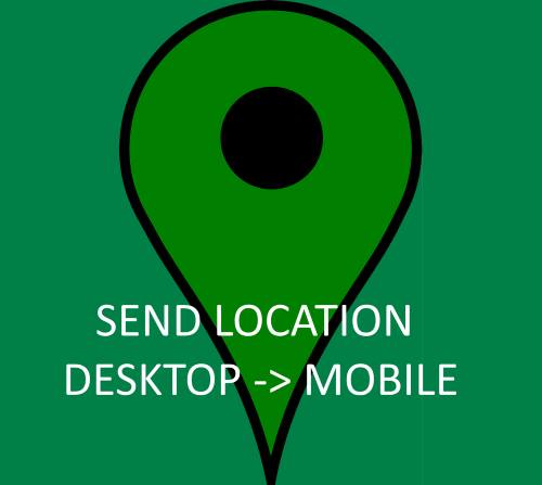 Send Place location from Desktop Google Map to Android or iOS Google Map App