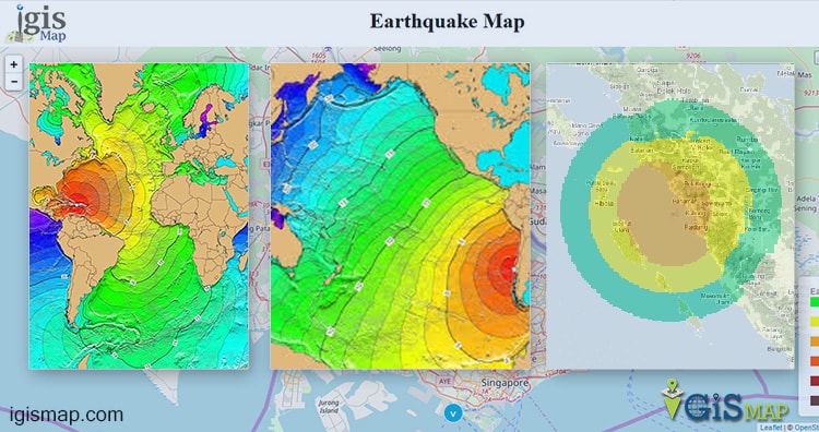 Earthquake Map - Create EarthQuake Map GIS