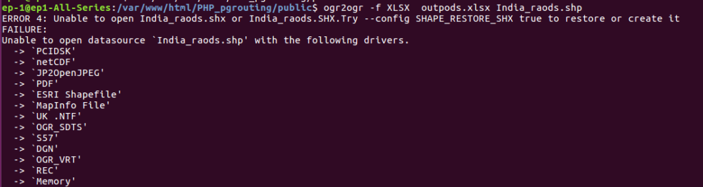 SHP to XLSX - Convert Shapefile to Excel