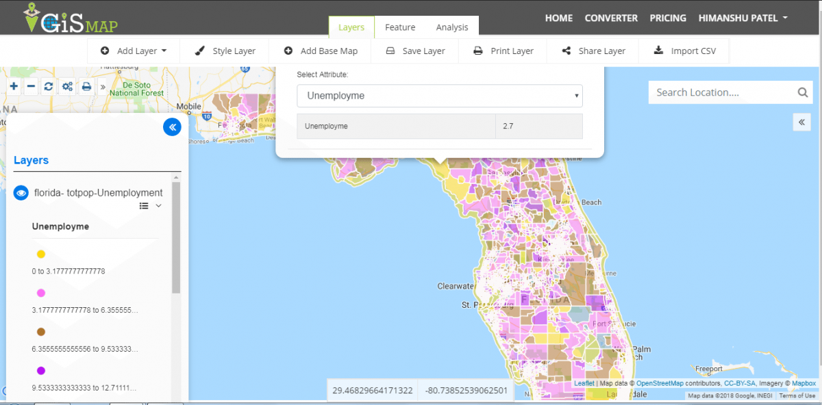 Create Category Map in GIS - IGIS Map Converter Tool
