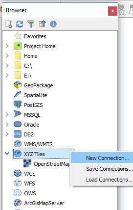 Add/Export basemaps from google or bing - QGIS 3.2.1