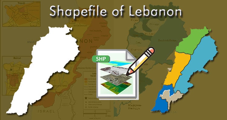 Download Lebanon Administrative Boundary Shapefiles - Governorates ...