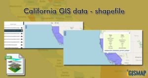 California GIS data - shapefile, administrative boundary, county, rail ...