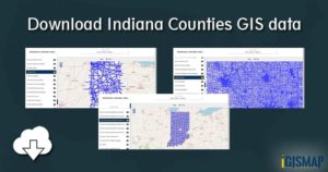 Download Indiana Counties GIS data - United States - Railways, Highway ...