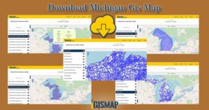 Download Michigan GIS Map - boundary, county, rail, highway, shapefile ...