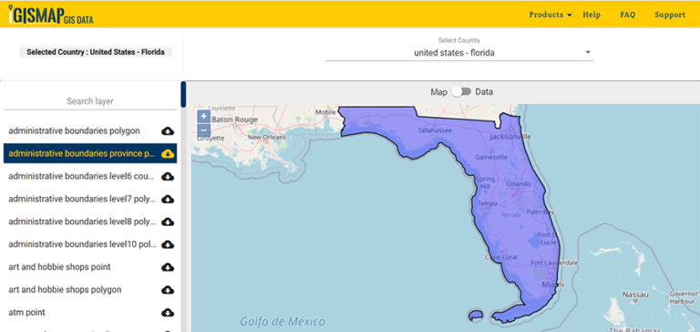 Florida GIS Data - shapefile, administrative boundary, polygon, county ... Florida GIS Data - shapefile, administrative boundary, polygon, county ...