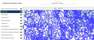 Colorado GIS data - Shapefile, Administrative boundary, polygon, county ...