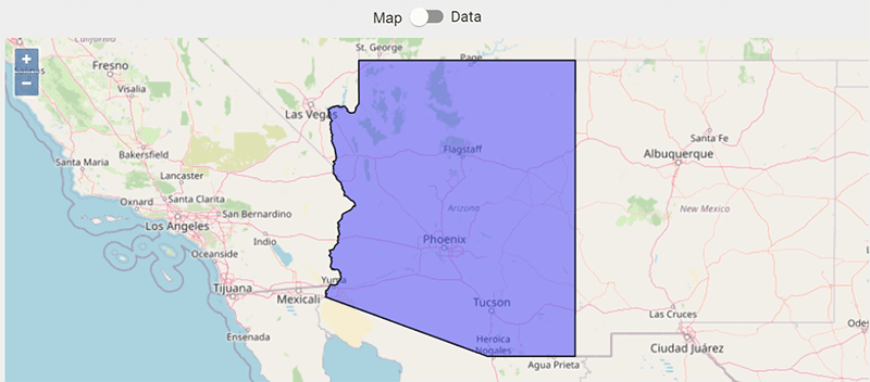 Arizona County GIS Data - Shapefile, Kml - Administrative boundary ...