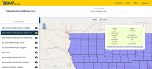 Download Iowa U.S. State GIS Data - Counties, boundaries, railways ...