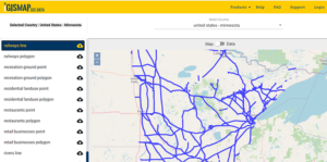 Download Minnesota Gis Maps - Boundary, County, rail, highway line