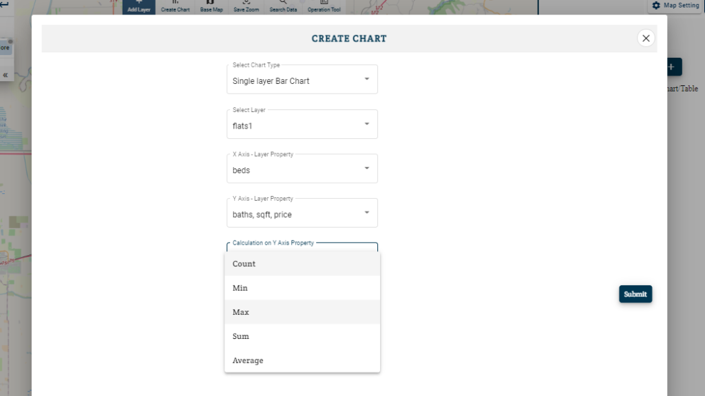 Interactive Bar chart in Map - Step to add and Embed