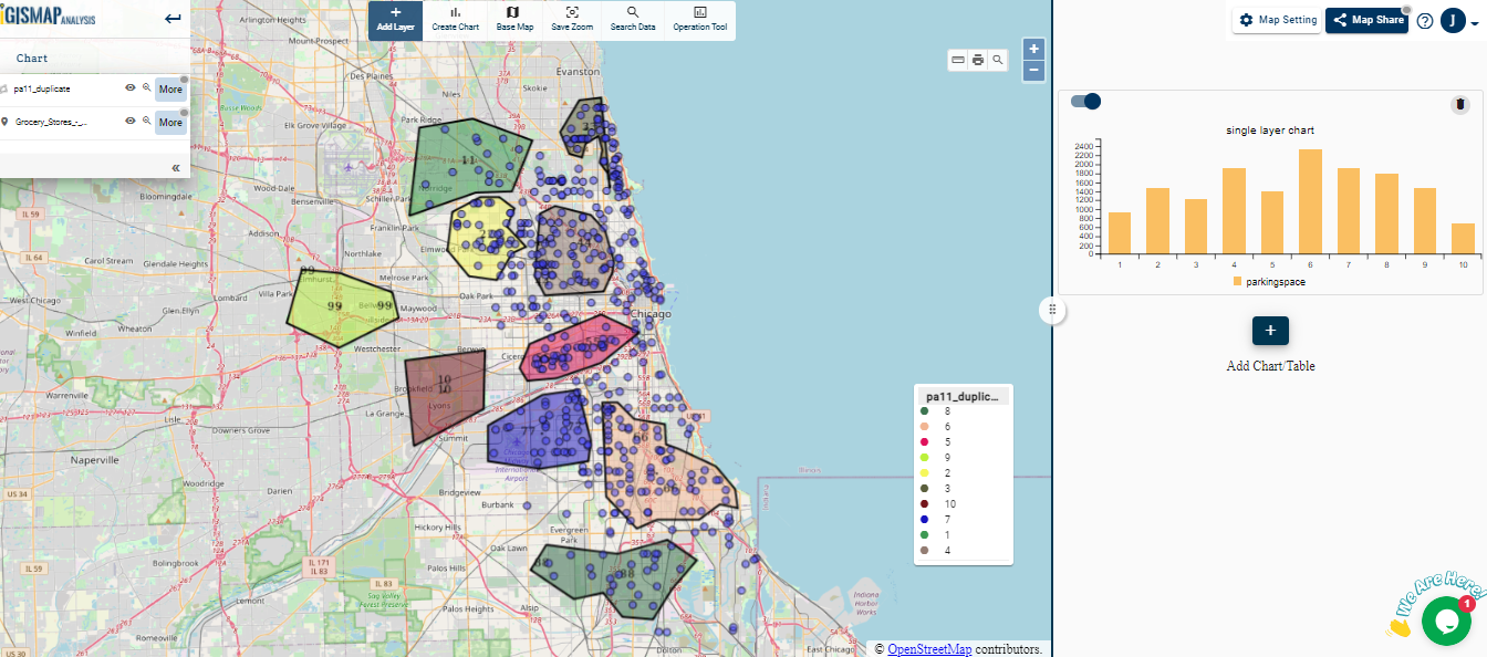 Interactive Bar Chart In Map Step To Add And Embed