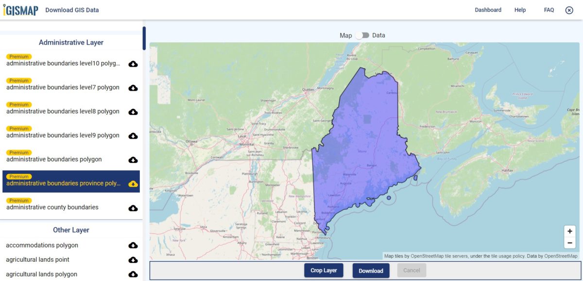 Download Maine State GIS Maps - Boundary, Counties, Rail, highway Download Maine State GIS Maps - Boundary, Counties, Rail, highway
