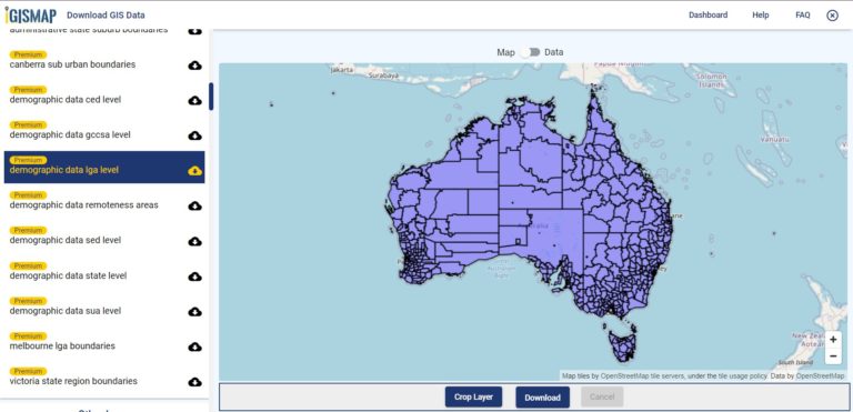Download Australia Administrative Boundary Shapefiles - States, Local ...