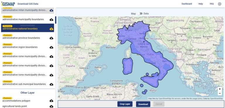 Download Italy Administrative Boundary Shapefiles - Regions, Provinces ...