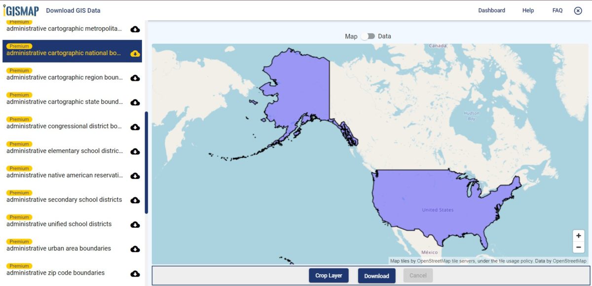 Download United States of America Administrative Boundary Shapefiles ...