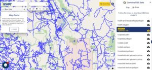 California GIS data - shapefile, administrative boundary, county, rail ...