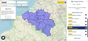 Download Belgium Administrative Boundary Shapefiles - Provinces ...