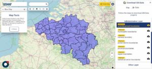 Download Belgium Administrative Boundary Shapefiles - Provinces ...