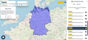 Download Germany Administrative Boundary Shapefiles - States, Districts ...