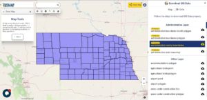 Download Nebraska State GIS Maps – Boundary, Counties, Railway, Highway
