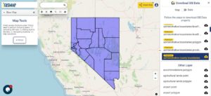 Download Nevada State GIS Maps – Boundary, Counties, Rail, highway