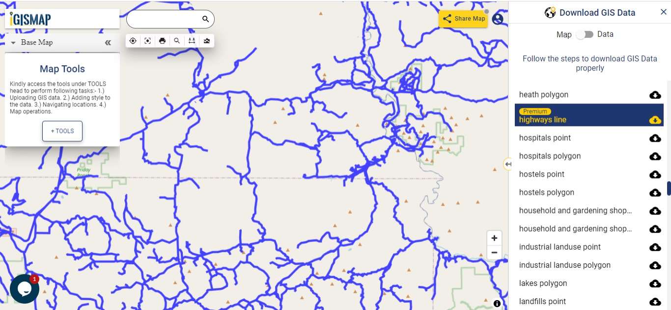Download Oregon State GIS Maps – Boundary, Counties, Rail, highway