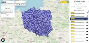Download Poland Administrative Boundary Shapefiles - States, Counties ...
