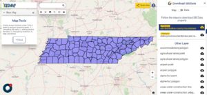 Download Tennessee State GIS Maps – Boundary, Counties, Rail, highway