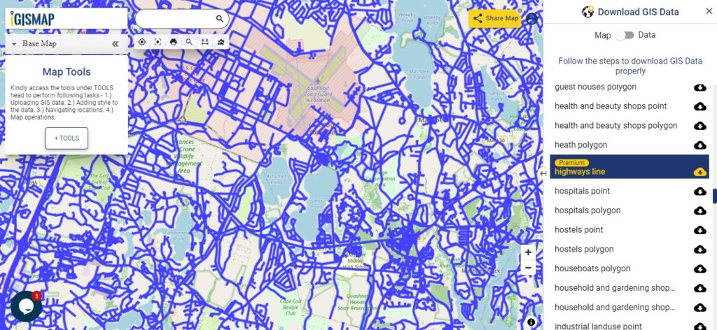 Download U.S. State Massachusetts GIS Data -Boundary, Counties, Rail ...