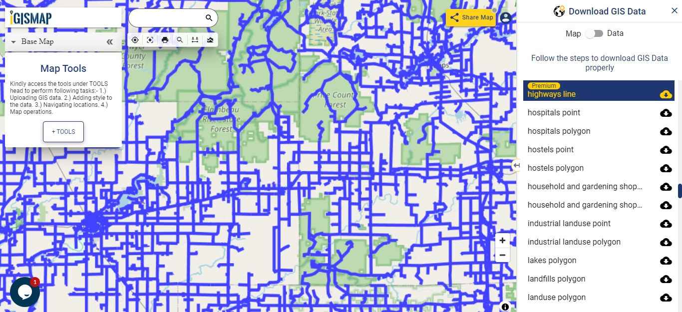 Download Wisconsin State GIS Maps – Boundary, Counties, Rail, highway