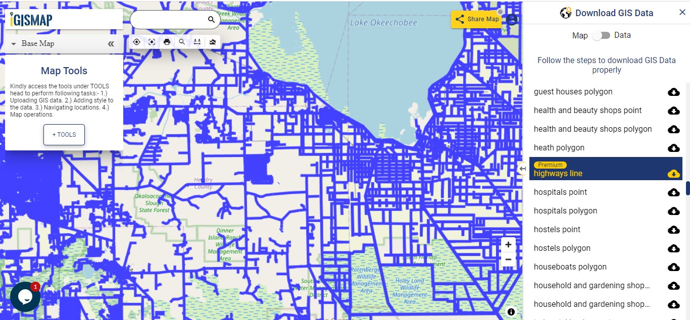 Florida GIS Data - shapefile, administrative boundary, polygon, county ...
