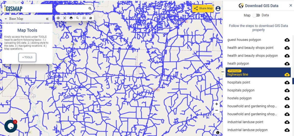 United States - Arkansas GIS data - Shapefile, Kml - Boundary, County ...