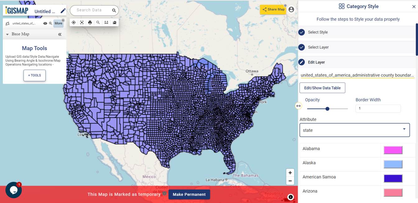 How to style your polygon GIS data categorically