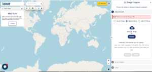 Merge polygons features online using IGISMap