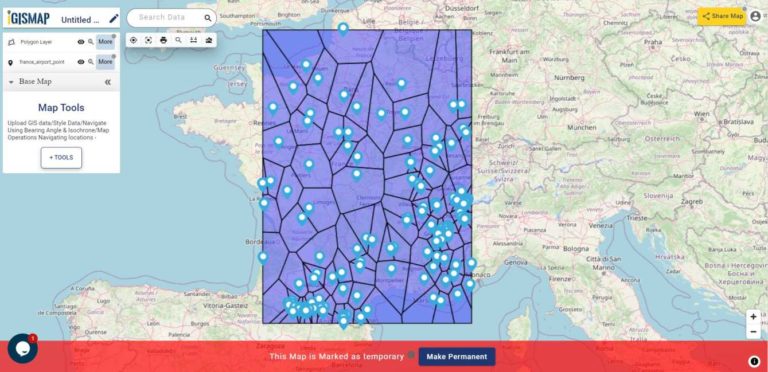 Generate Voronoi Polygon from the GIS data