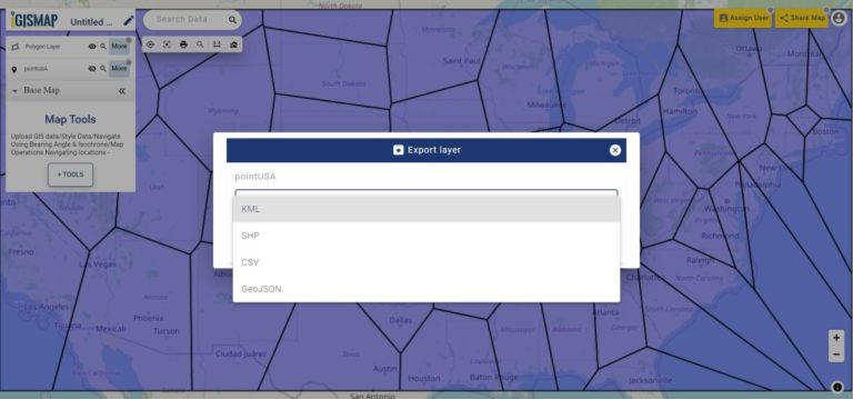 Online conversion of GIS points to polygon