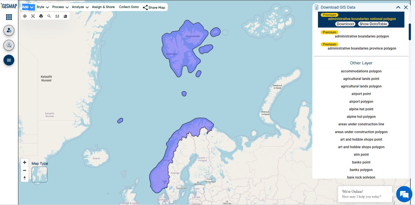 Download Norway Administrative Boundary Shapefiles – Regional State ...