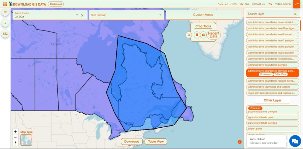 Add GIS data from IGISMap GIS data collection
