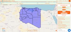 Download Libya Administrative Boundary shapefiles- GIS Data