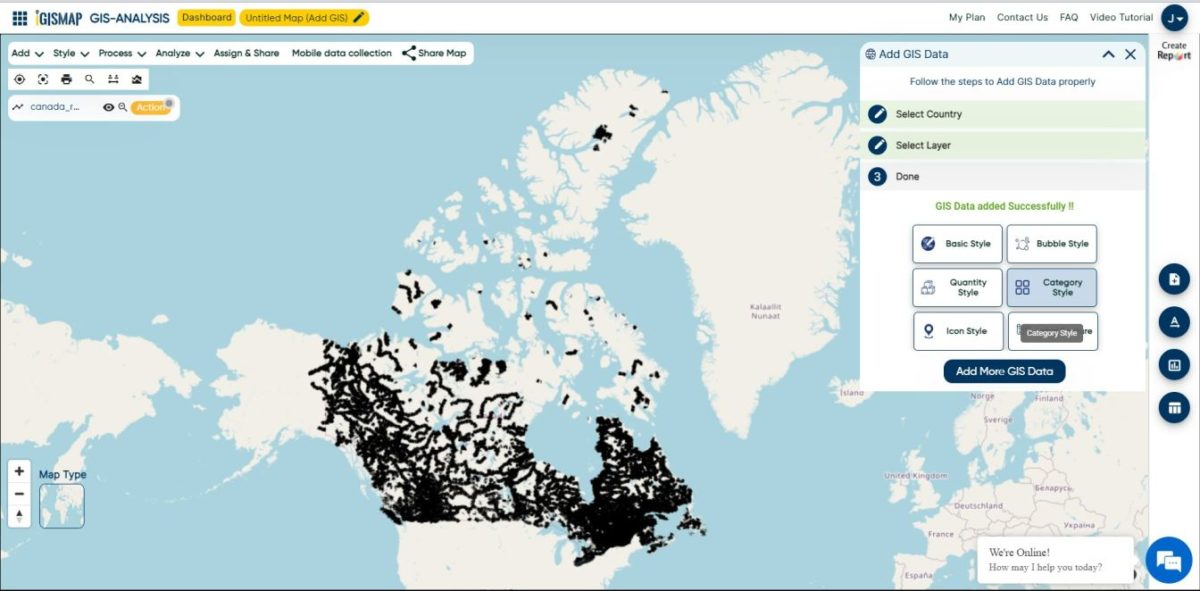 Add GIS data from IGISMap (Now MAPOG) GIS data collection