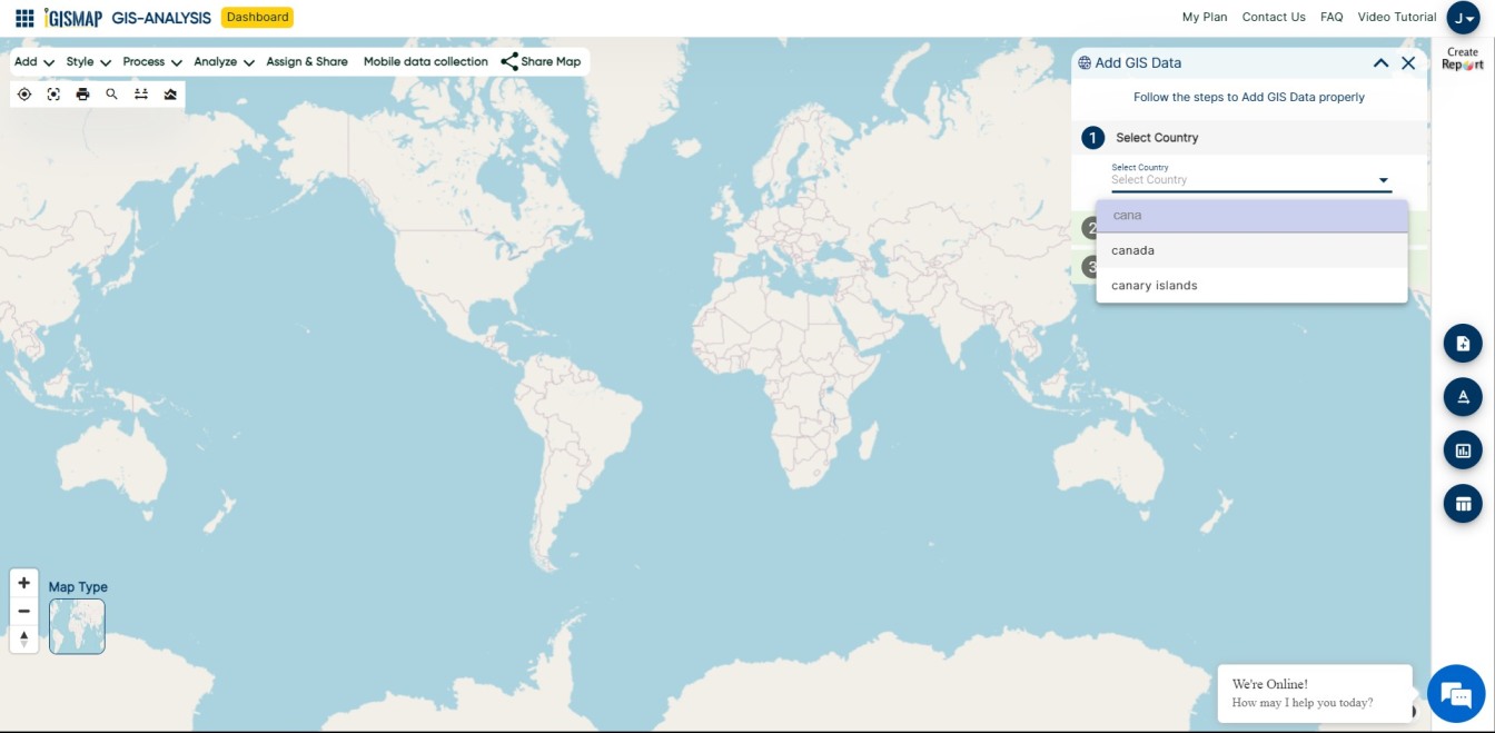 Add GIS data from IGISMap (Now MAPOG) GIS data collection