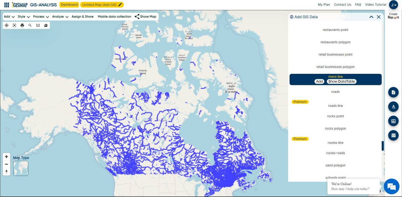 Add GIS data from IGISMap (Now MAPOG) GIS data collection