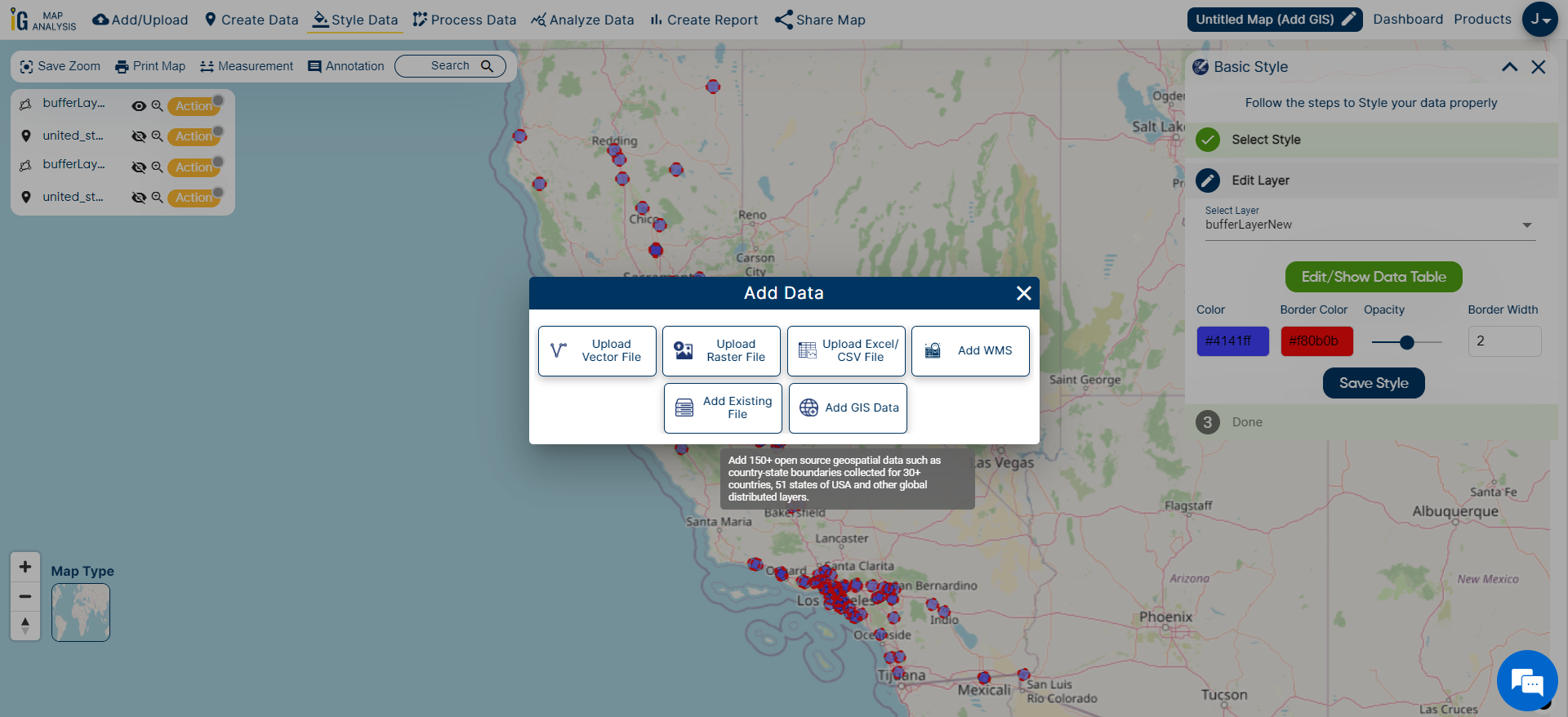 Mapping Healthcare Efficiency: GIS Buffer Analysis of Hospital Locations