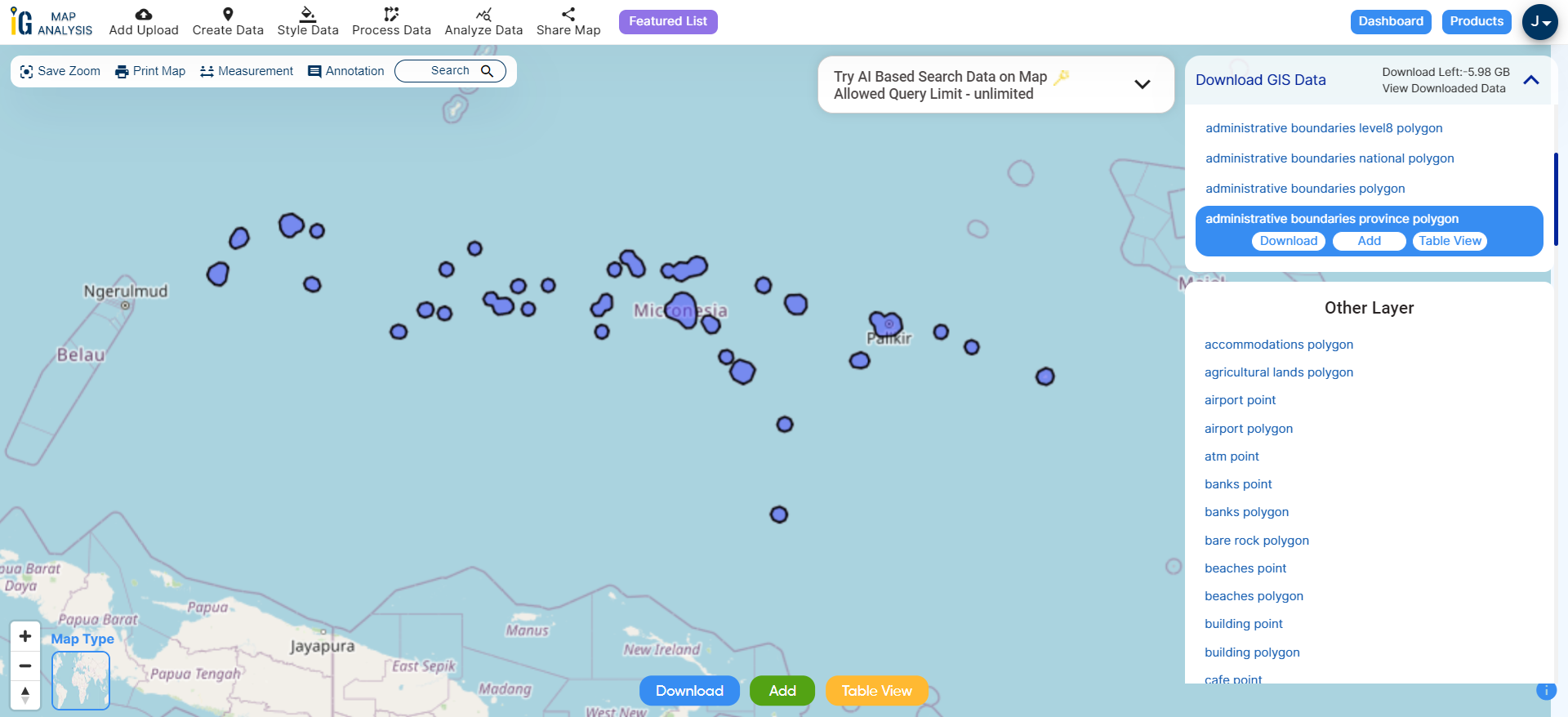 Download Micronesia Administrative Boundary GIS Data for – National ...